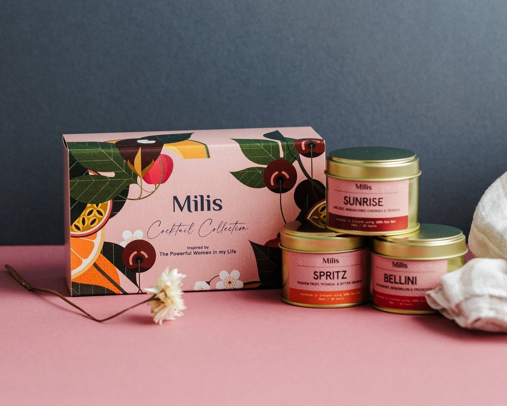 Milis Cocktail Collection | Milis Candles Ireland – The Book Resort